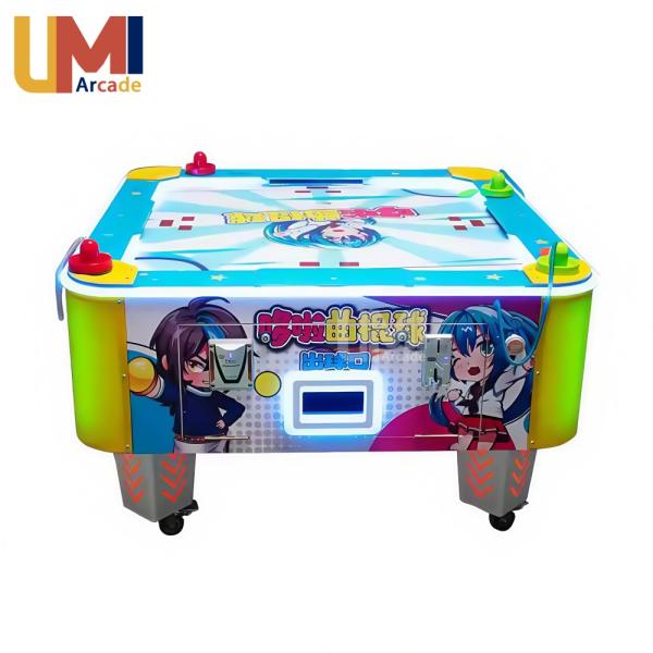 Quality Air Hockey Table 4 Player Arcade Game Machine Ice Hockey Coin Operated Hockey for sale