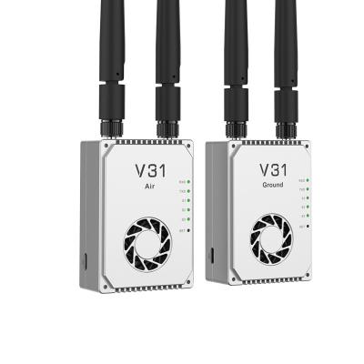 Китай V31 Цифровой видеопередатчик совместим со всеми сетевыми протоколами для беспилотных летательных аппаратов с радиосвязью с дальностью передачи 30 км продается