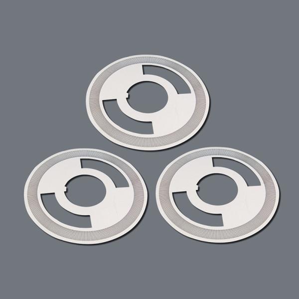 Quality Metal Etching Rotary 1000cpr Optical Encoder Discs 0.005mm Tolerance for sale