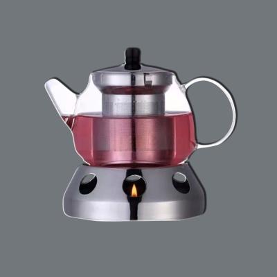 China Professional Stainless Steel Chemical Etching Glass Teapot For Tea Making for sale