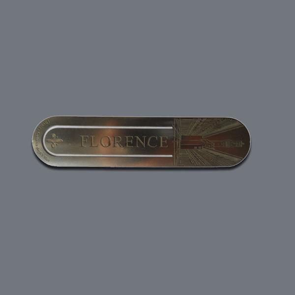 Quality Chemical Aluminum Etching Metal Nameplates For Machinery Serial Number Tags for sale