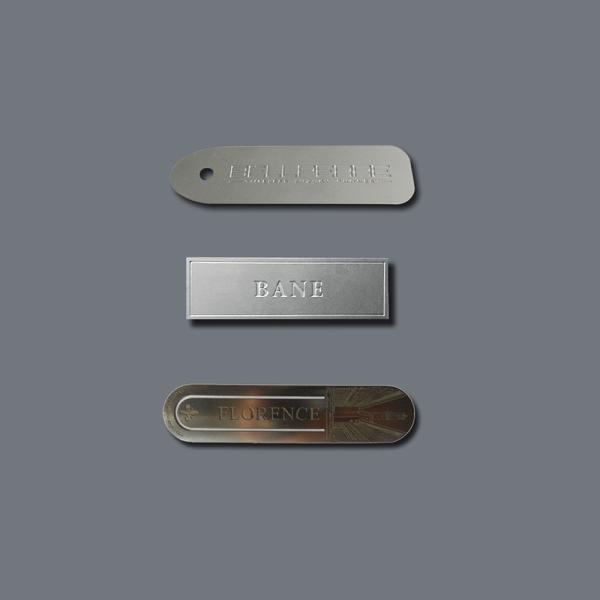 Quality 0.02-1.5mm Stainless Steel Metal Nameplate Using Advanced Chemical Etching for sale
