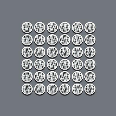 Stainless Steel Etched Metal Speaker Grills For Mobile Phones 0.1mm Thickness