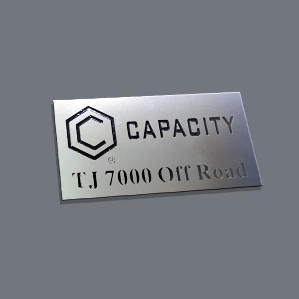 Quality Precision Chemical Etched Thin Metal Nameplates with Logo Customized for sale