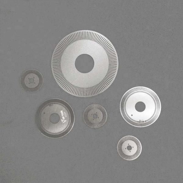 Quality Precision Etched Stainless Steel Optical Encoder Discs for sale