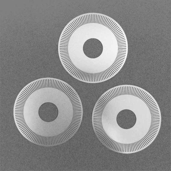Quality Precision Etched Stainless Steel Optical Encoder Discs for sale