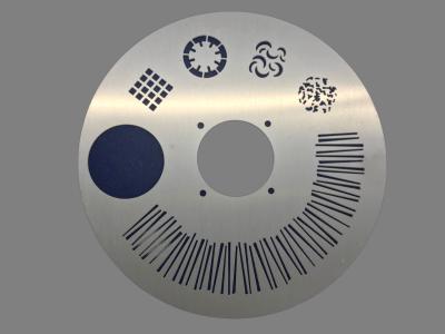 China Chemical etching stainless steel encoder disk for optical encoder sensor for sale