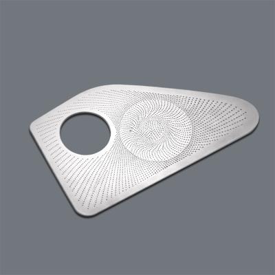 China Automotive Precision Custom Metal Speaker Grills Fabricated via Photo Chemical Etching for sale