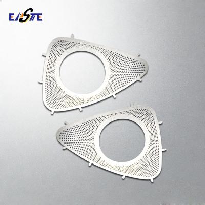 China Photo Etch Mesh Custom Chemical Etching Perforated Metal Speaker Grills for sale