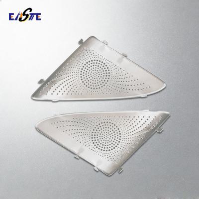 China Metal Photo Chemical Etching Custom High Gloss Metal Interior Speaker Grilles with Logo for sale