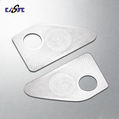 China Precision Metal Etching Stainless Steel Speaker Mesh Covers With Burr Free Edges for Audio for sale