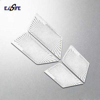 China Photochemical Machining Custom 0.5mm to 1.0mm Stainless Steel Etched Car Speaker Grills for sale
