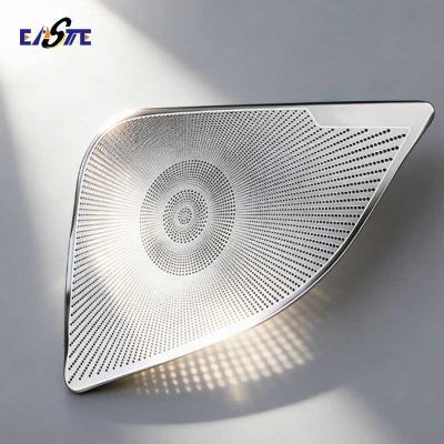 China Photo Chemical Etched Automotive Speaker Grills with Customizable Materials for sale