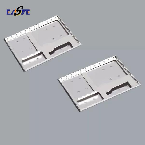 Quality High Precision Etched EMI Shielding Cans with Micro-Vent Patterns & Solder Tabs for sale