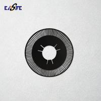 China ISO Certified Precision Etched Encoder Disk for Rotary Encoder Custom Sizes 0.1mm Resolution for sale