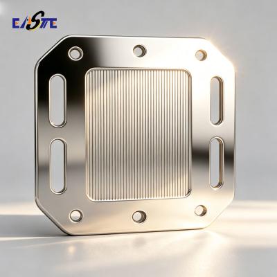 China 316L Stainless Steel Titanium Fuel Cell Bipolar Plate Double Sided Photochemical Etched Flow Channel Bipolar Plate for PEM Hydrogen Fuel Cell Stack for sale