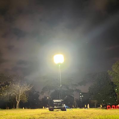 China Quick Setup Convenient for Mining 1400W IP65 Balloon Work Light on Mobile Light Tower for sale
