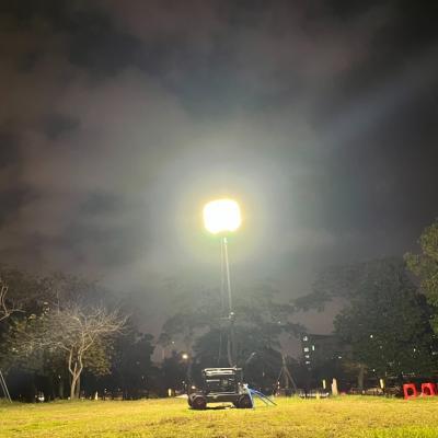 China Quick Setup Convenient for Mining 1400W IP65 Balloon Work Light on Mobile Light Tower for sale