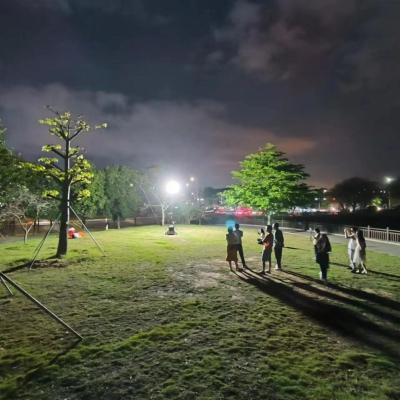 China IP65 LED Teleskopmasten aufblasbare Arbeitsleuchtturm für Bau- und Straßenarbeiten zu verkaufen
