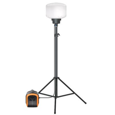 China 60W LED Balloon Lights 2.05m Waterproof Balloon Lights Stand Mobile Lighting For Campsite for sale