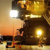 China Mobile Tripod LED Balloon Light Tower 1000W for sale