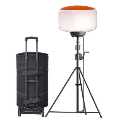 China 800W Portable LED Balloon Light Tower IP65 128000lm 360° Illumination for sale