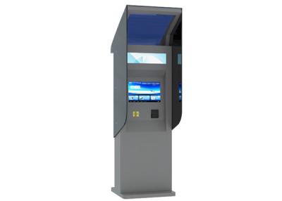 China High Brightness Touch Screen Waterproof Kiosk with Banknote / Card Reader 24 Hours Outdoor for sale