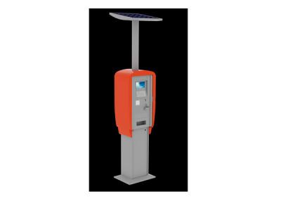 China Steel Cabinet Self Service Weather Proof Interactive Kiosk Solutions with 7 inch LCD for sale
