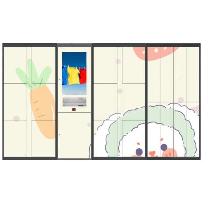 China Gepäck-Eilpaket-Wäscherei-Schließfach-intelligenter Selbst herauf den 20 Tür-industriellen Wirt zu verkaufen