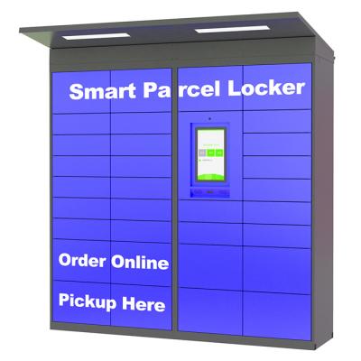 China Postal Service Collect Parcel Locker System Last Mile Click For Europe Market for sale
