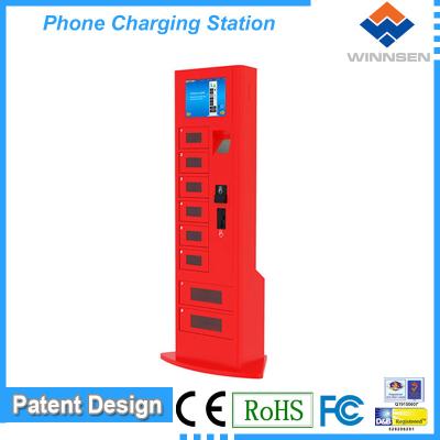 China Digital Cell Phone Lockers Mobile Phone Charging Station Vending Machines for sale