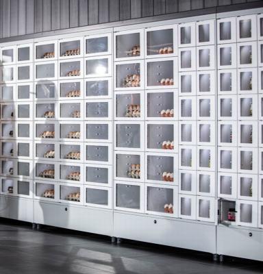 China 240V Efficient Refrigerated Vending Machine Winnsen Smart Food Lockers for sale
