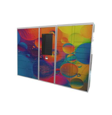 China PIN Code Access Steel Delivery Parcel Locker With Electronic Locks Remote Control for sale