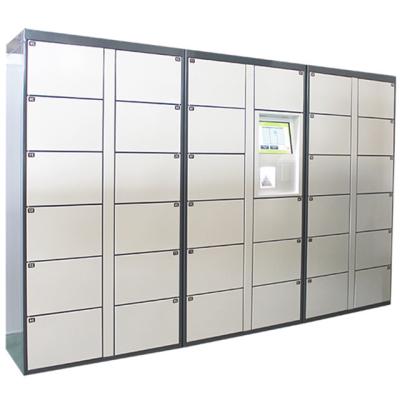 China Steel Smart Parcel Delivery Locker Intelligent Indoor Logistic Electronic Parcel Storage Cabinets Metal Postal Express for sale