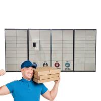 China High End Smart Secure Drop Parcel Lockers With Android System With Eletronic Locks for sale