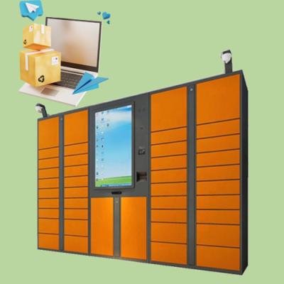 China SMS Input Password Parcel Delivery Lockers With Android System And Barcode for sale