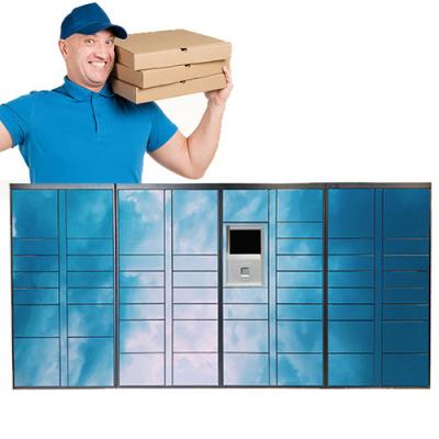 China E-Commercial Box Parcel Delivery Lockers With 22 Inch Screen And Android System for sale