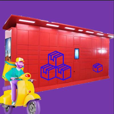 China Smart Painted Parcel Delivery Locker Metal Stainless Steel for sale