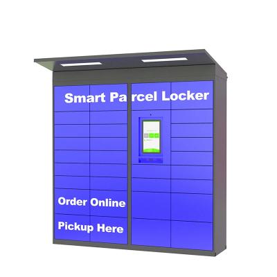 China Qr Code Parcel Delivery Lockers Painting Finishing for sale