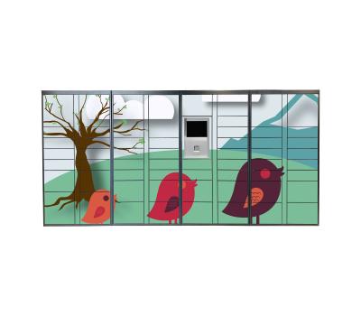 China Outdoor Delivery Locker With Electronic Lock Smart Storage Locker System Parcel Locker for sale
