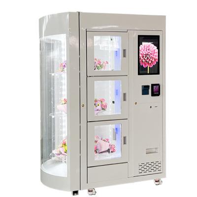 China 24 uur automatische outdoor bloemen mode boetiek bloemen automaten met koelsysteem te koop Te koop