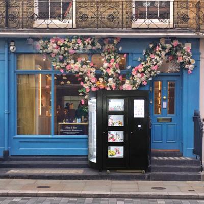 China 360-rotatie bloemenmachine met creditcardlezer Te koop