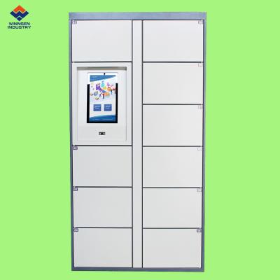 China Intelligent Outdoor Smart Retail Metal Mail Box Parcel Lockers For Office Building Use for sale