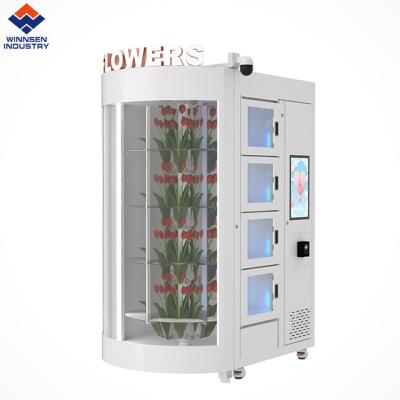 China Bloemenwinkel Slimme bloemenmachine met LED-logo en camera voor gehandicapten Te koop
