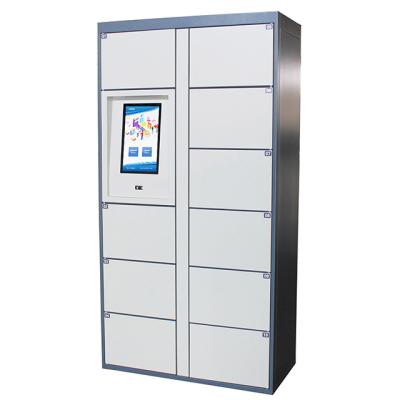 China Outdoor Small Steel Metal Electromagnetic Locker Express Cabinet Smart Parcel Delivery Storage Equipment for sale