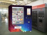 China Touch Screen Bread Yoghurt Vending Machine With Automatic Report Function for sale