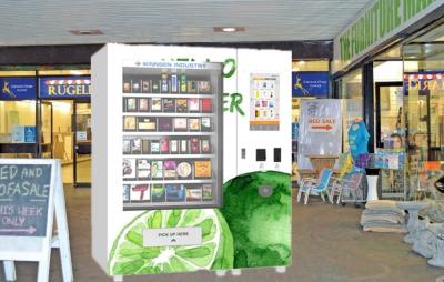 China Fruta fresca/verduras/máquina expendedora de la fiambrera con el elevador, FCC en venta