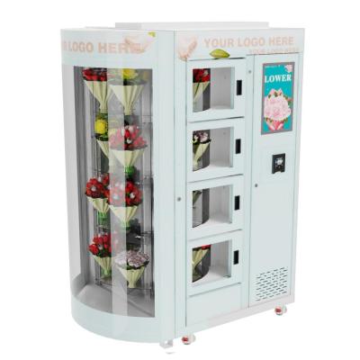 중국 냉각 시스템과 엘리베이터와 함께 큰 신선한 꽃 판매 기계 판매용