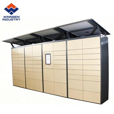 China Second Pickup Queue-Reducing All-Weather Armor Parcel Locker With Touch Screen for sale