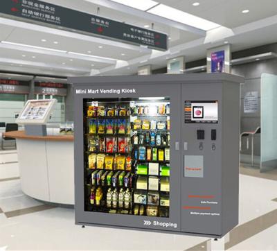China Cash Operated Refrigerated Drink Beer Wine Milk Soda Juice Cheese Vending Machine with Large Screen and Remote Control for sale